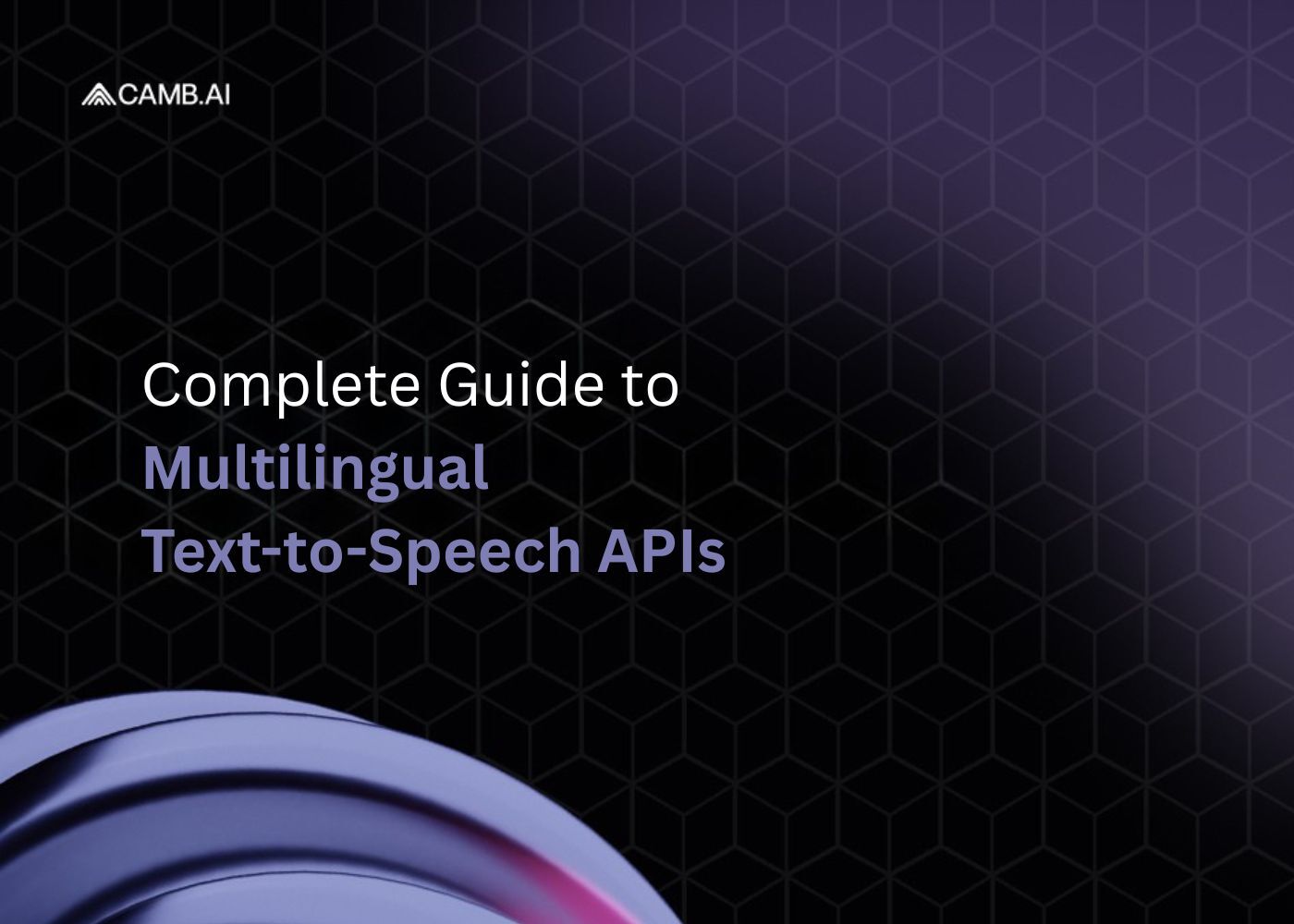 Multilingual Text-to-Speech API Guide | Camb AI Voice Solutions